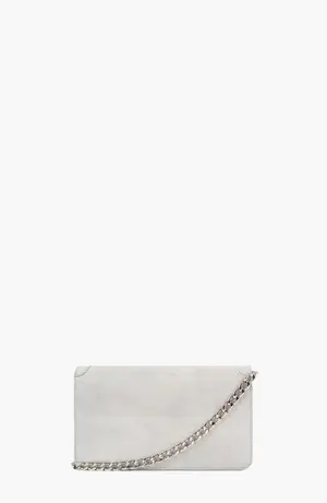 CAVALINHO Iconic Patent Leather Clutch Shoulder Bag - Light Blue
