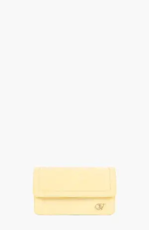 CAVALINHO Iconic By 648 Patent Leather Clutch Shoulder Bag Yellow