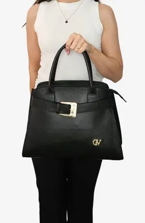 CAVALINHO Signature Cv 633 Leather Handbag