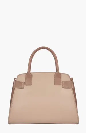 CAVALINHO Signature Cv Leather Handbag - Sand/beige