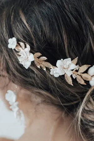 POPPY LANE Laurel Bridal Comb