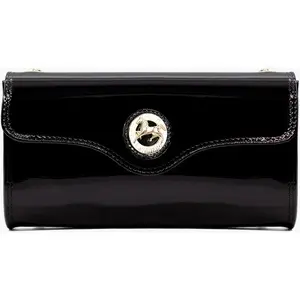 CAVALINHO All In 496 Patent Leather Clutch Shoulder Bag - Black