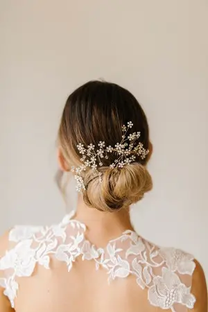 POPPY LANE Chloe Bridal Comb - Gold