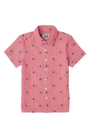 PARTY PANTS Old Glory Weekender Seersucker Shirt