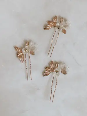 POPPY LANE Cassia Bridal Pins - Gold