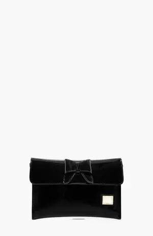 CAVALINHO All In 68 Patent Leather Clutch Bag - Black