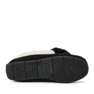 DEARFOAMS Fireside Mel Dream Bow Moccasin Slippers - Black