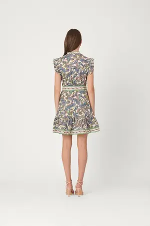 Shoshanna Paisley Print Leah Dress