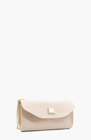 CAVALINHO All In 491 Patent Leather Clutch Shoulder Bag - Beige