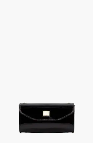 CAVALINHO Patent Leather Clutch Shoulder Bag - Black