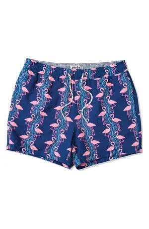 PARTY PANTS Flamingles 5-inch Swim Trunks