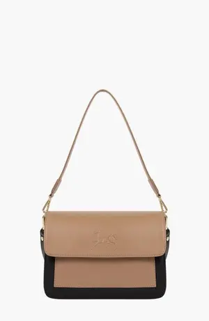 CAVALINHO Cavalinho Embossed Horse Shoulder Bag Sand/black