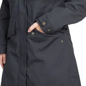 TRESPASS Faithful Waterproof Jacket - Dark Gray
