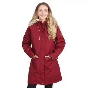TRESPASS Faithful Waterproof Parka With Fur Trim