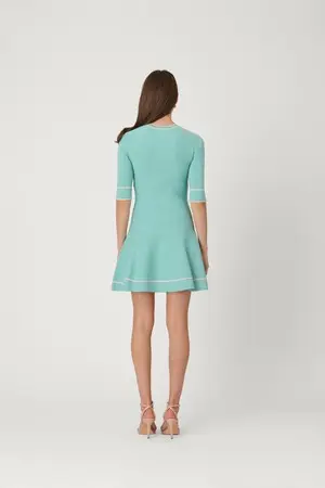 Shoshanna Embellished Knit Weston Dress