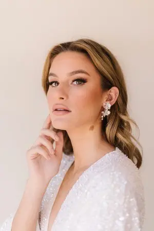POPPY LANE Opal Bridal Earrings