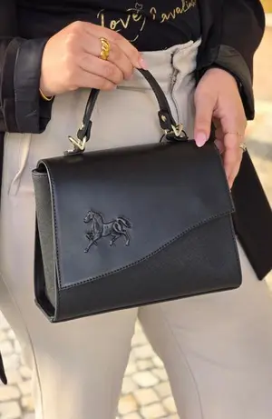 CAVALINHO Leather Handbag - Black