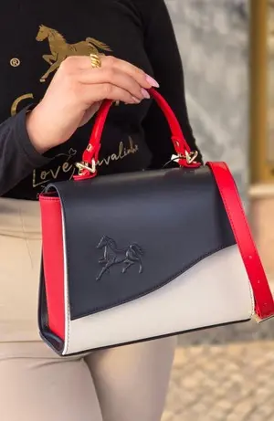CAVALINHO Horse 640 Handbag - Navy/white/red