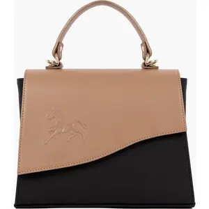 CAVALINHO Cavalinho Leather Handbag Sand/black