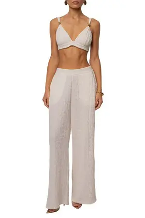 JLUXLABEL Dockside Crepe Knit Bralette