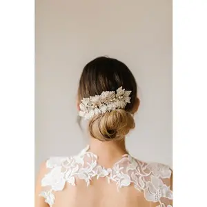 POPPY LANE Daphne Bridal Comb - Gold