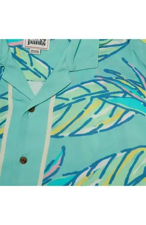 PARTY PANTS Johnny Jamaica Tropical Print Camp Shirt