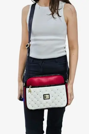 CAVALINHO Craft 324 Crossbody Bag - Navy/red
