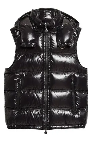 Moncler Bormes Down Puffer Vest With Removable Hood