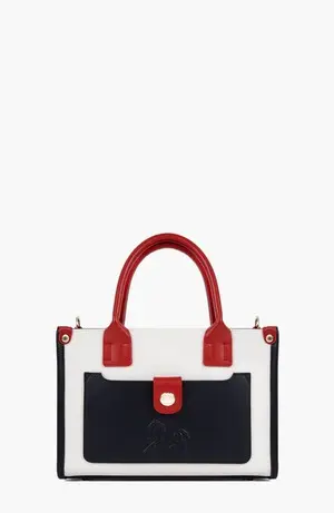 CAVALINHO Horse 524 Handbag - Navy/white/red