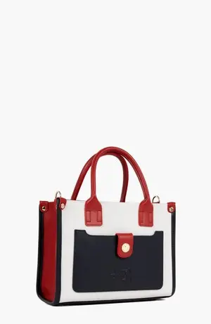 CAVALINHO Horse 524 Handbag - Navy/white/red