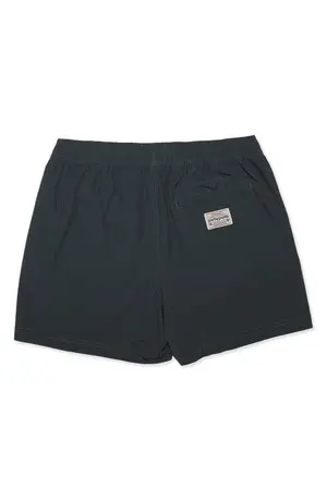 PARTY PANTS 5-inch Solid Swim Trunks - Black