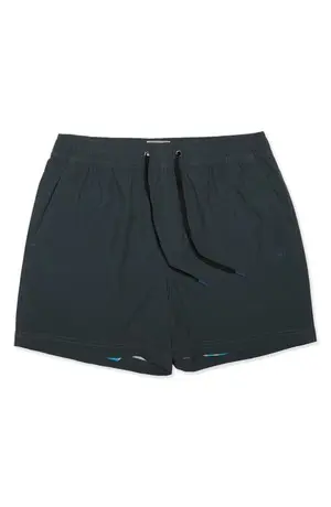 PARTY PANTS 5-inch Solid Swim Trunks - Black
