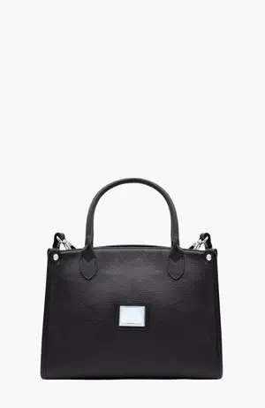 CAVALINHO Muse 480 Pebbled Leather Handbag - Black