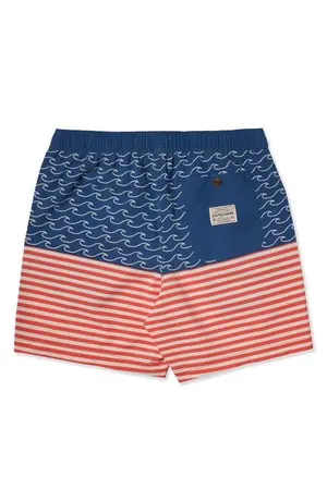 PARTY PANTS Finner Party Starter 5-inch Swim Trunks