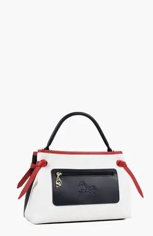 CAVALINHO Horse 627 Handbag - Navy/white/red