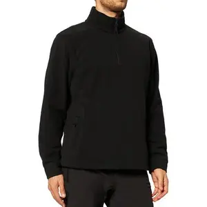 REGATTA Thor Overhead Half Zip Anti-pill Fleece Top - Black