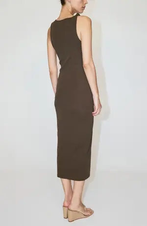 Mango Sleeveless Twist Strap Maxi Dress