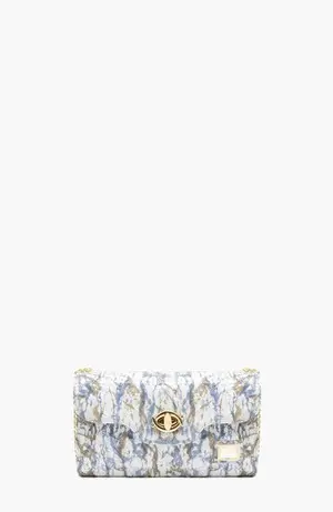CAVALINHO Gallop 535 Patent Leather Clutch Shoulder Bag - Blue/white