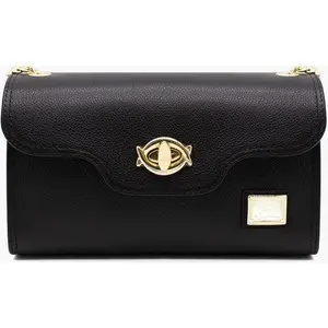 CAVALINHO Muse 535 Pebbled Leather Shoulder Bag - Black