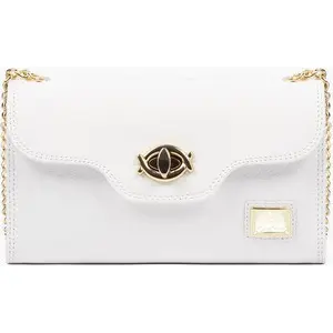 CAVALINHO Muse 535 Pebbled Leather Shoulder Bag - White