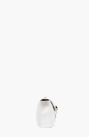CAVALINHO Muse 535 Pebbled Leather Shoulder Bag - White
