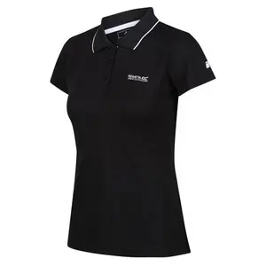 REGATTA Maverick V Polo Shirt - Black