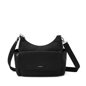 BAGGALLINI Securtex Journey Anti-theft Hobo - Black
