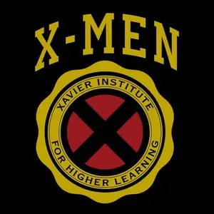 MARVEL: X-MEN '97 Marvel X-men '97 Xavier Institute Yellow Badge T Shirt
