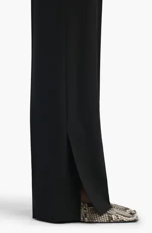Khaite Grenare Split Hem Virgin Wool Pants