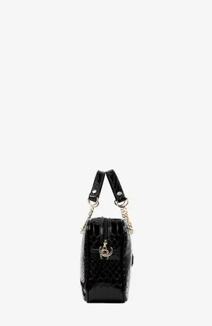 CAVALINHO Gallop 512 Patent Leather Handbag - Black