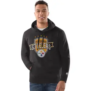 STARTER Pittsburgh Steelers Vintage Pullover Hoodie