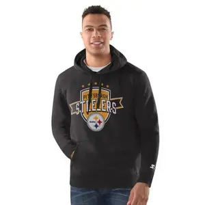 STARTER Pittsburgh Steelers Vintage Pullover Hoodie