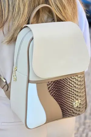 CAVALINHO Cv 653 Backpack With Croc-effect Leather
