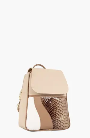 CAVALINHO Cv 653 Backpack With Croc-effect Leather